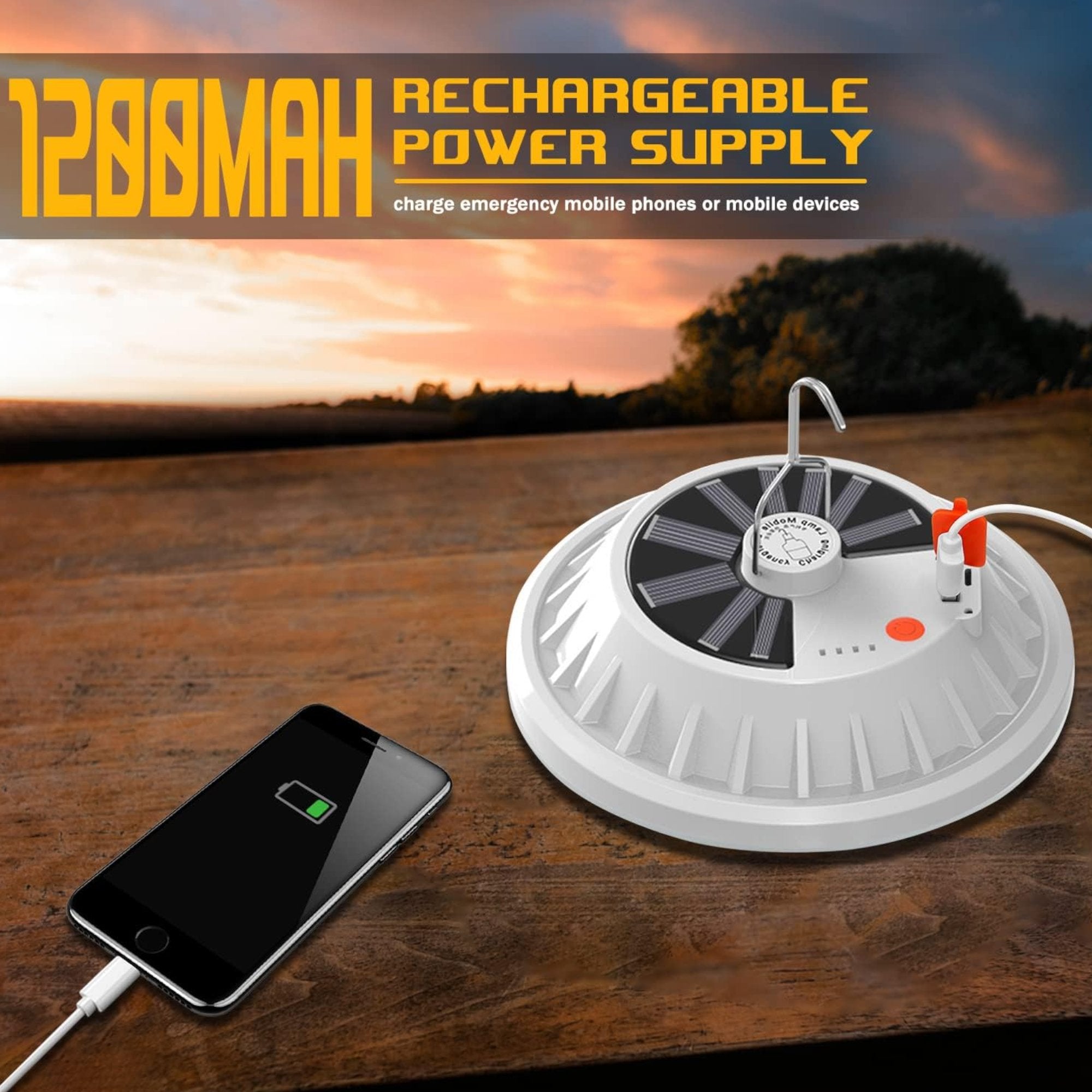 2u1 Solarna Lampa Power Bank "HS-V62" – Zoro